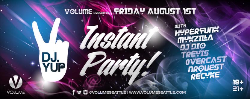 Don't miss Instant Party! this Friday at Volume Nightclub! - Respect My ...