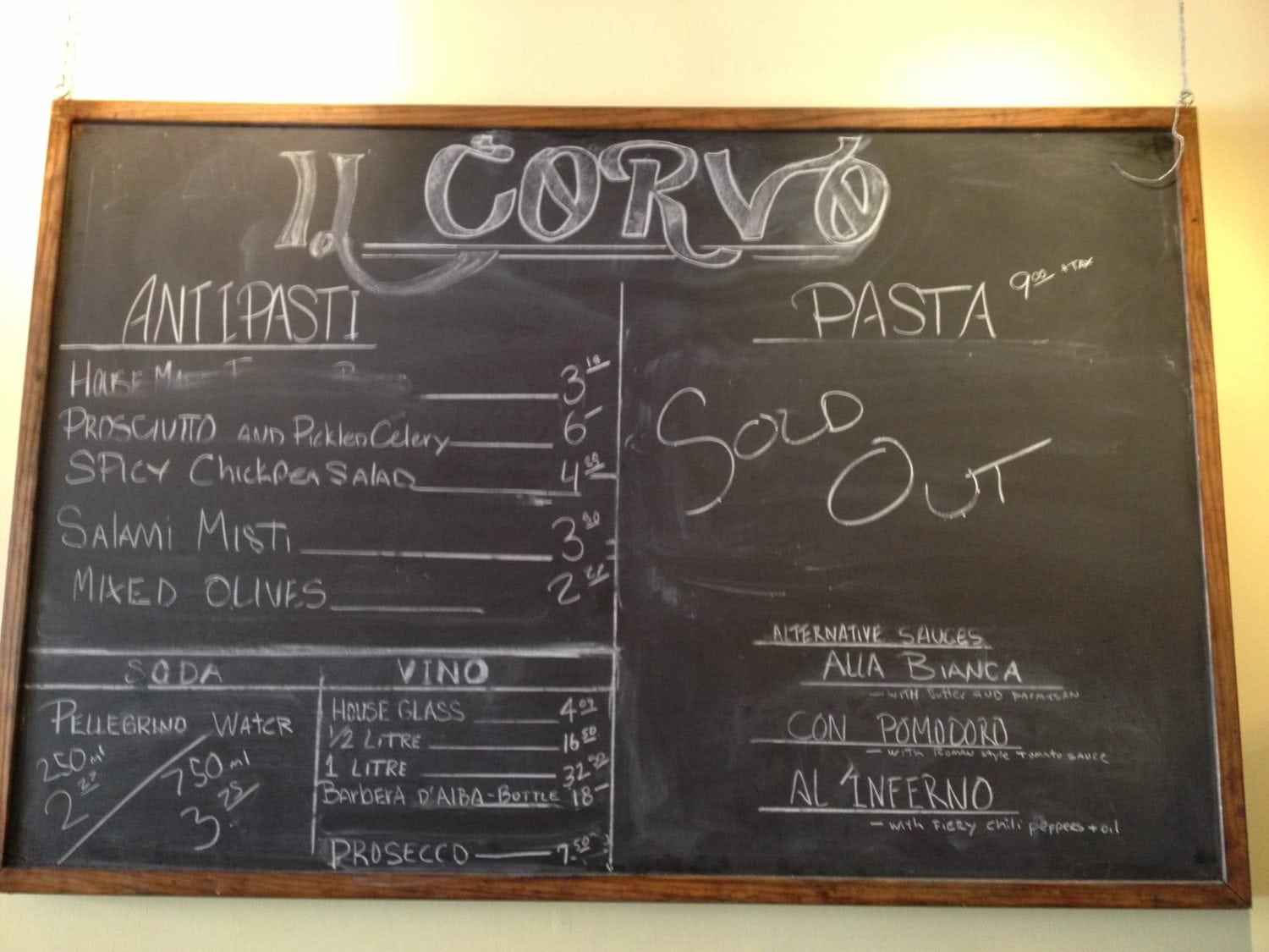 Food Junkie Review: Il Corvo Pasta - Respect My Region