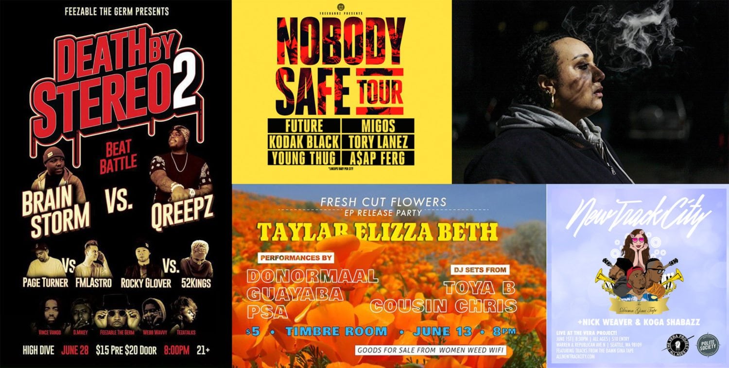 RMR's Guide to Live Hip Hop in Seattle June 2017