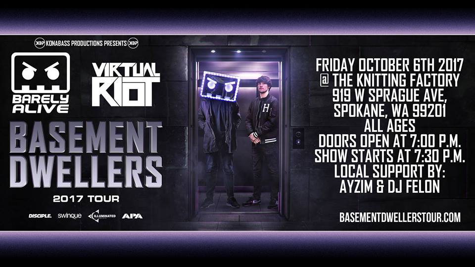 Virtual Riot & Barely Alive Announce Co-Headlining Tour