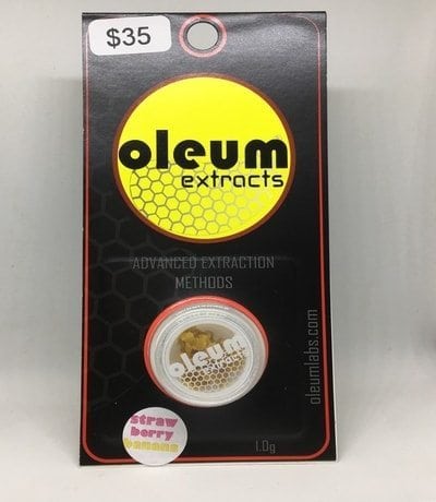 Strawberry Banana Sugar Resin - Oleum Extracts Cannabis Review