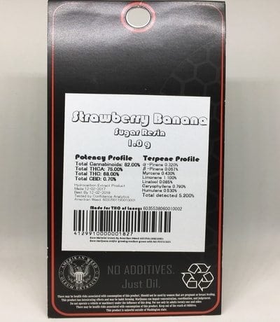 Strawberry Banana Sugar Resin - Oleum Extracts Cannabis Review