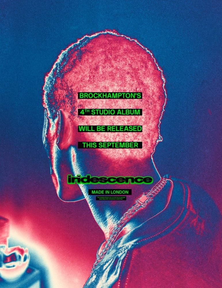 Brockhampton Announces Fourth Album Iridescence Due This September