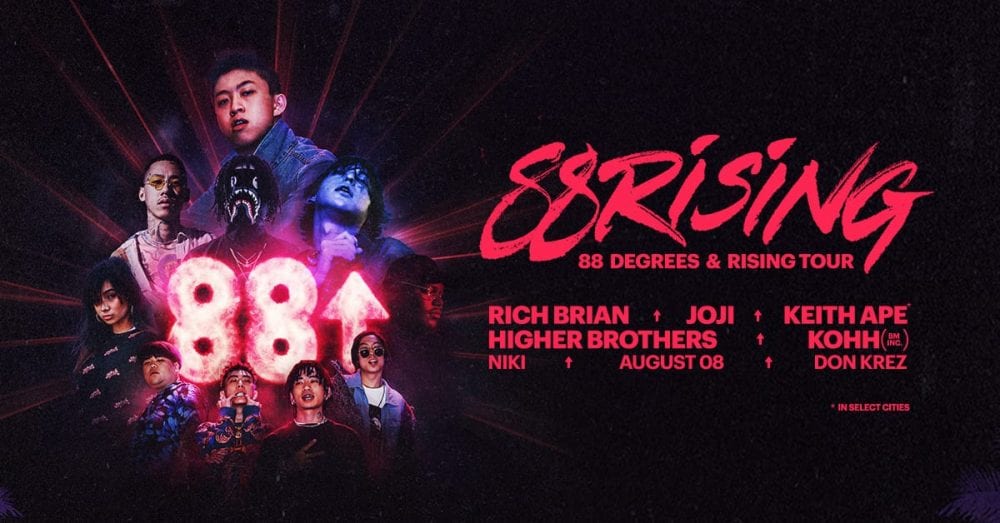 88rising Presents—"88 Degrees & Rising" Tour At ShoWare Center 10/27