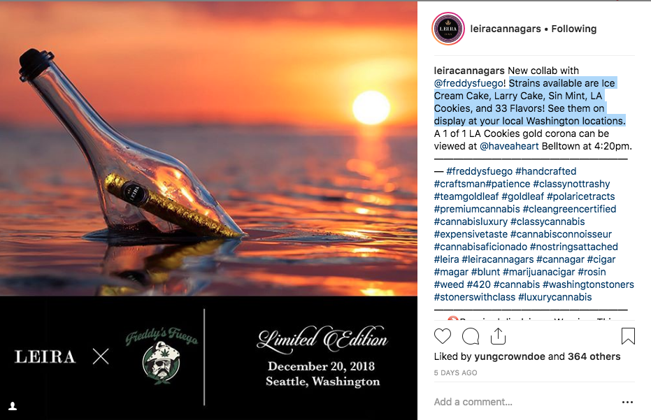 Leira & Freddy's Fuego Release New Cannagars With 5 Different Strains!