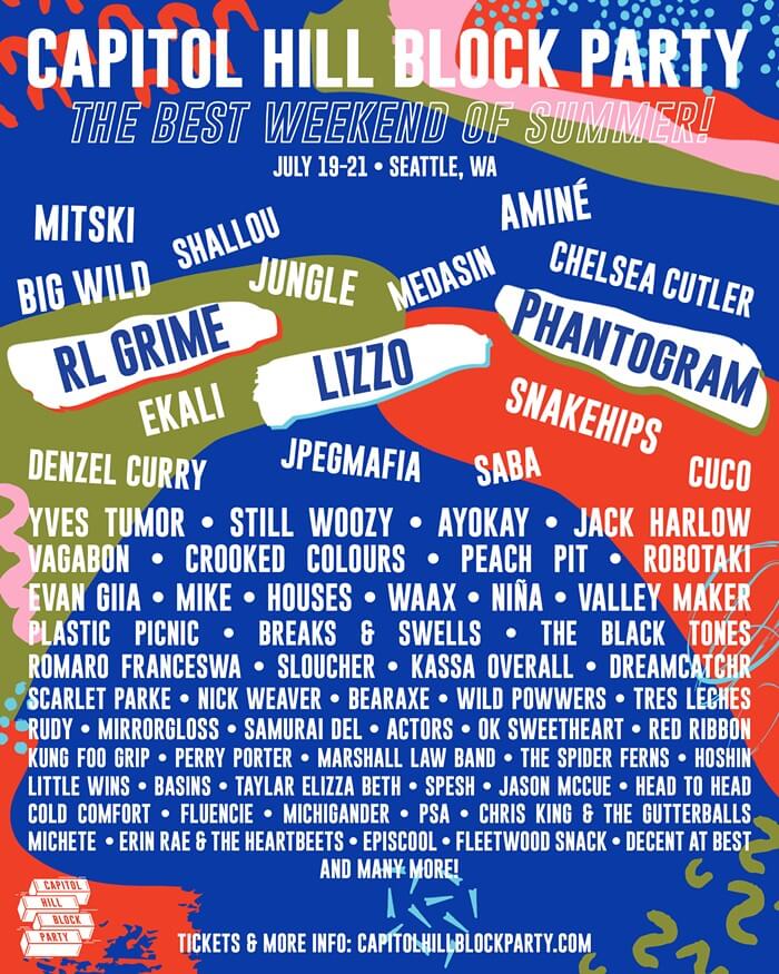 Capitol Hill Block Party 2019 Lineup Includes RL Grime
