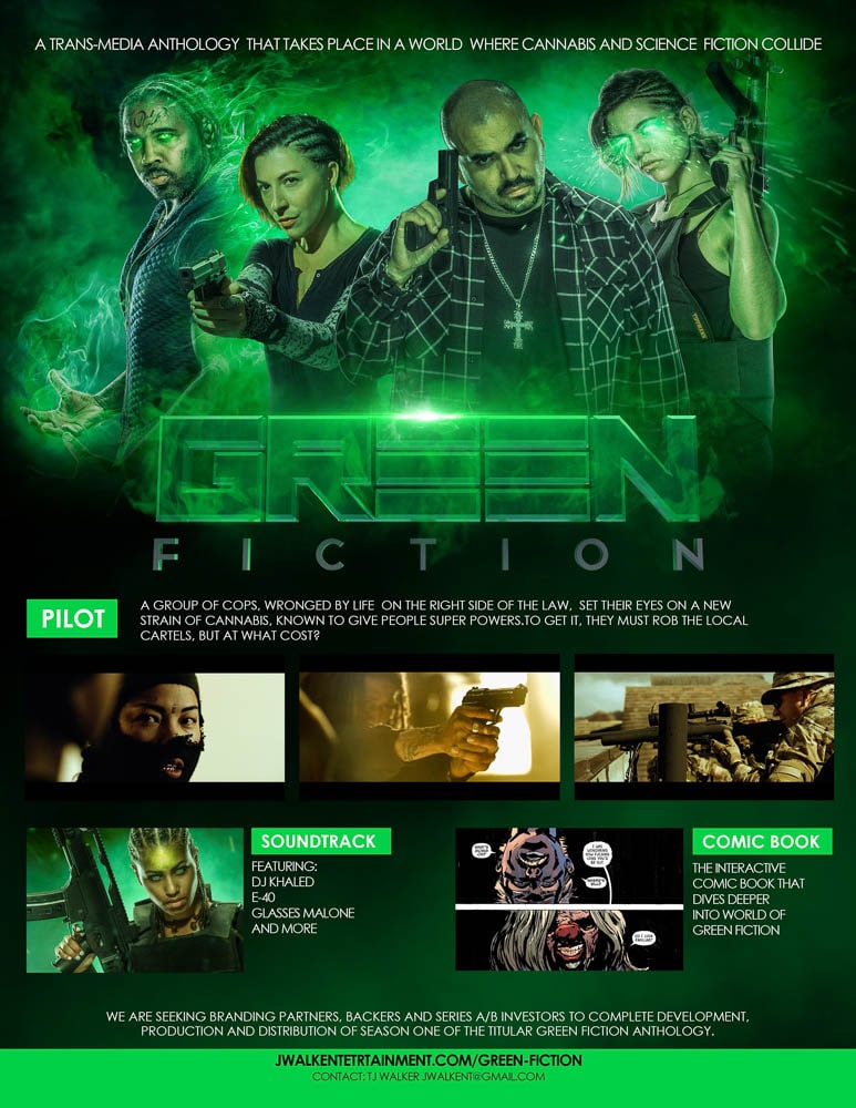Anthology Series Green Fiction Focuses On Cannabis and Superhumans