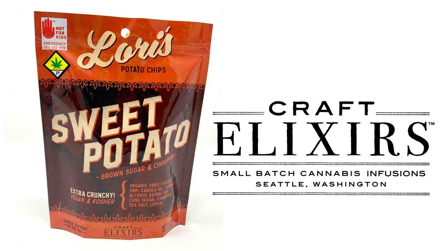 The Sweet Potato THC Infused Chips Edible Review Feat. Craft Elixirs