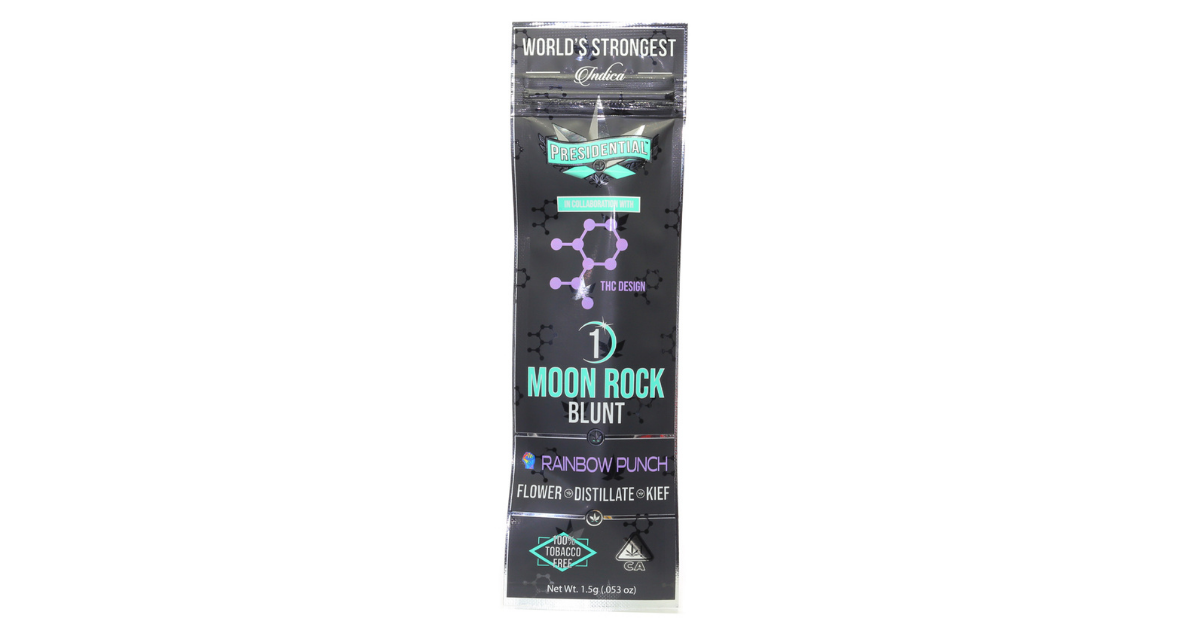 The Presidential x THC Design Infused Moonrock Blunt Review Feat ...