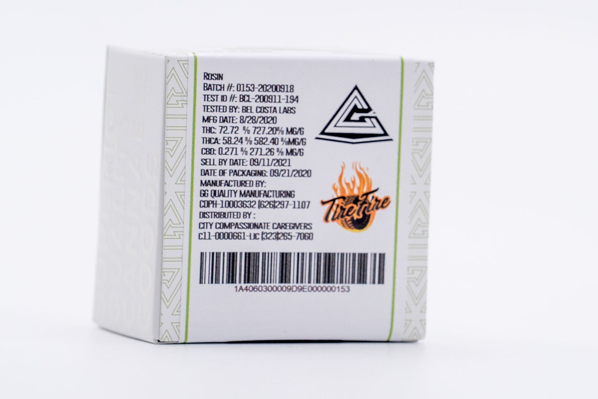 The Tire Fire Strain Rosin Review Feat. The Cure Company & City ...