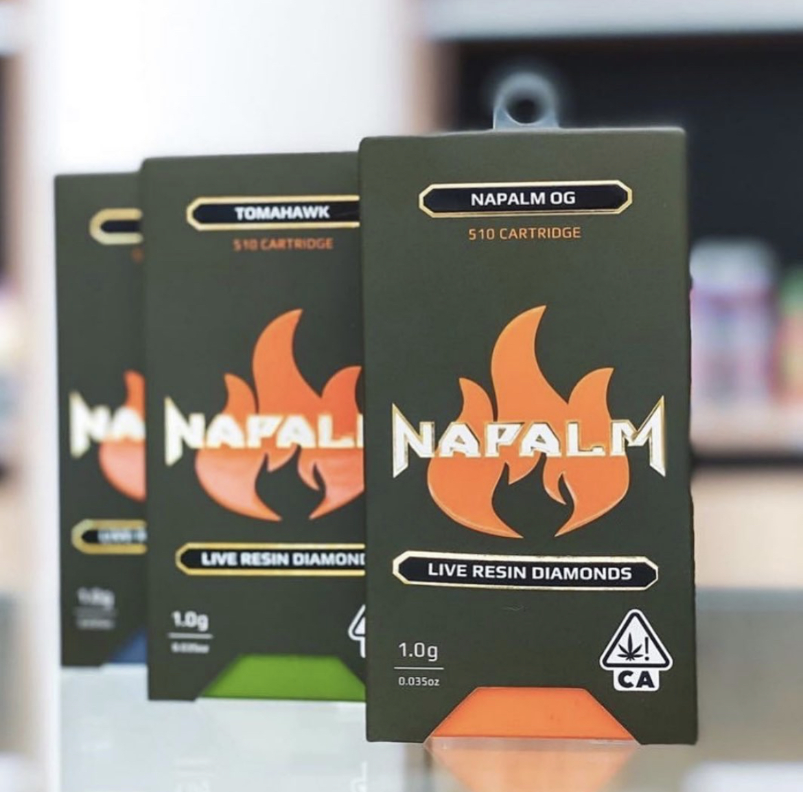 Napalm OG Live Resin Diamonds Vape Cartridge Review Napalm OG Live Resin Diamonds Vape Cartridge Review