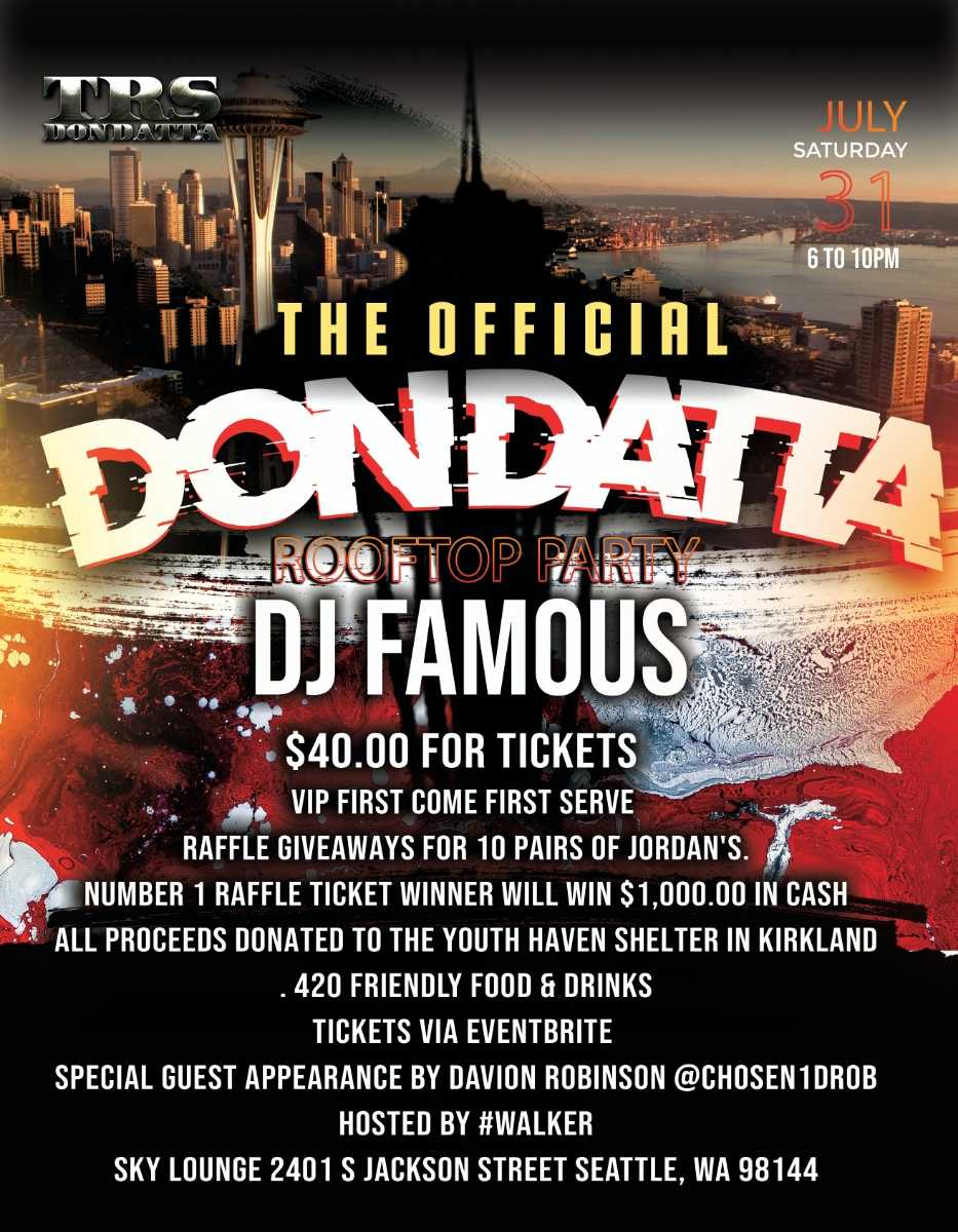 TRS Don Datta Rooftop Party Giving Proceeds To Youth Haven In Kirkland