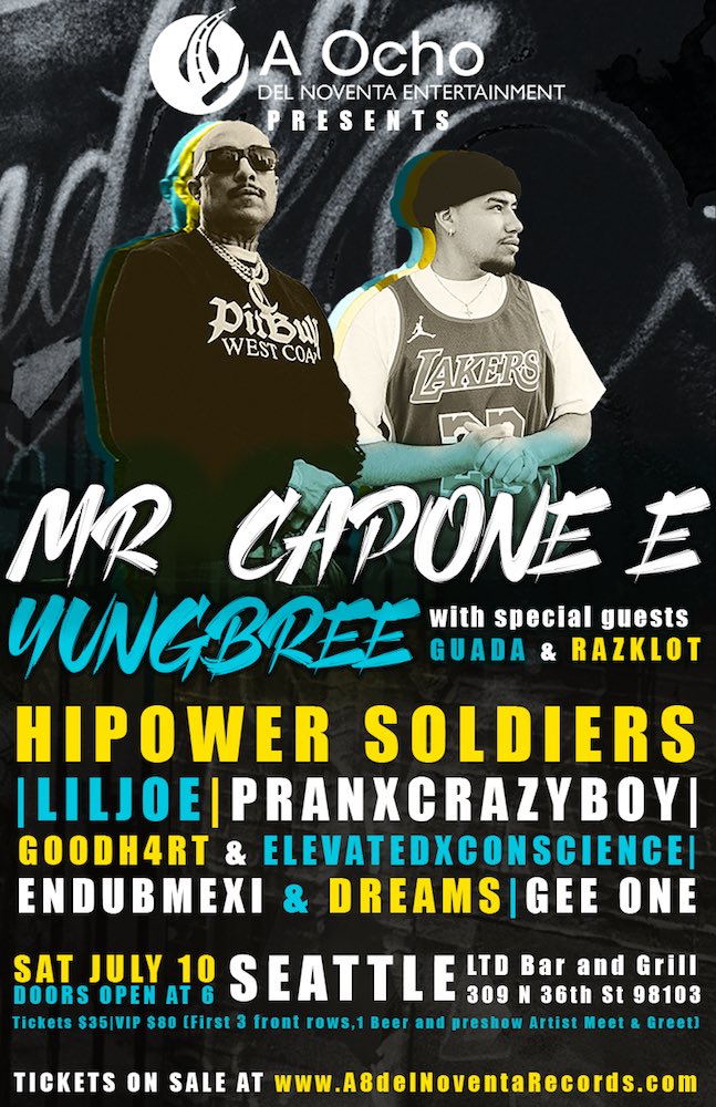 PNW Local Yungbree And The Legendary Mr. Capone-E Headline Chicano Hip ...