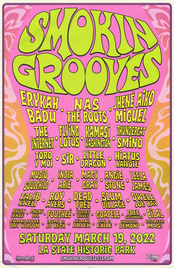 Smokin' Grooves Festival Returns in 2022 with Erykah Badu, Nas, Jhené ...