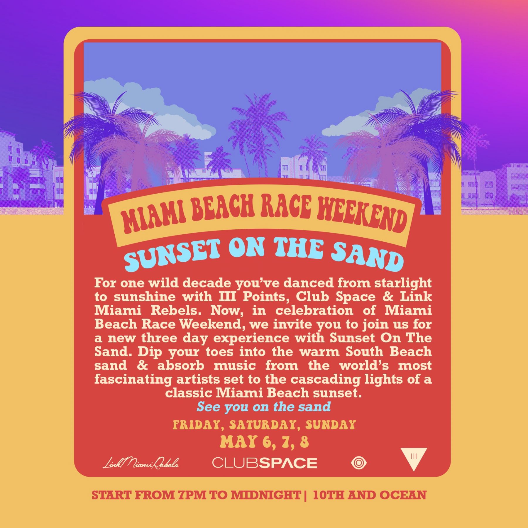 Sunset On The Sand Brings Disclosure & More to Miami Beach Race Weekend