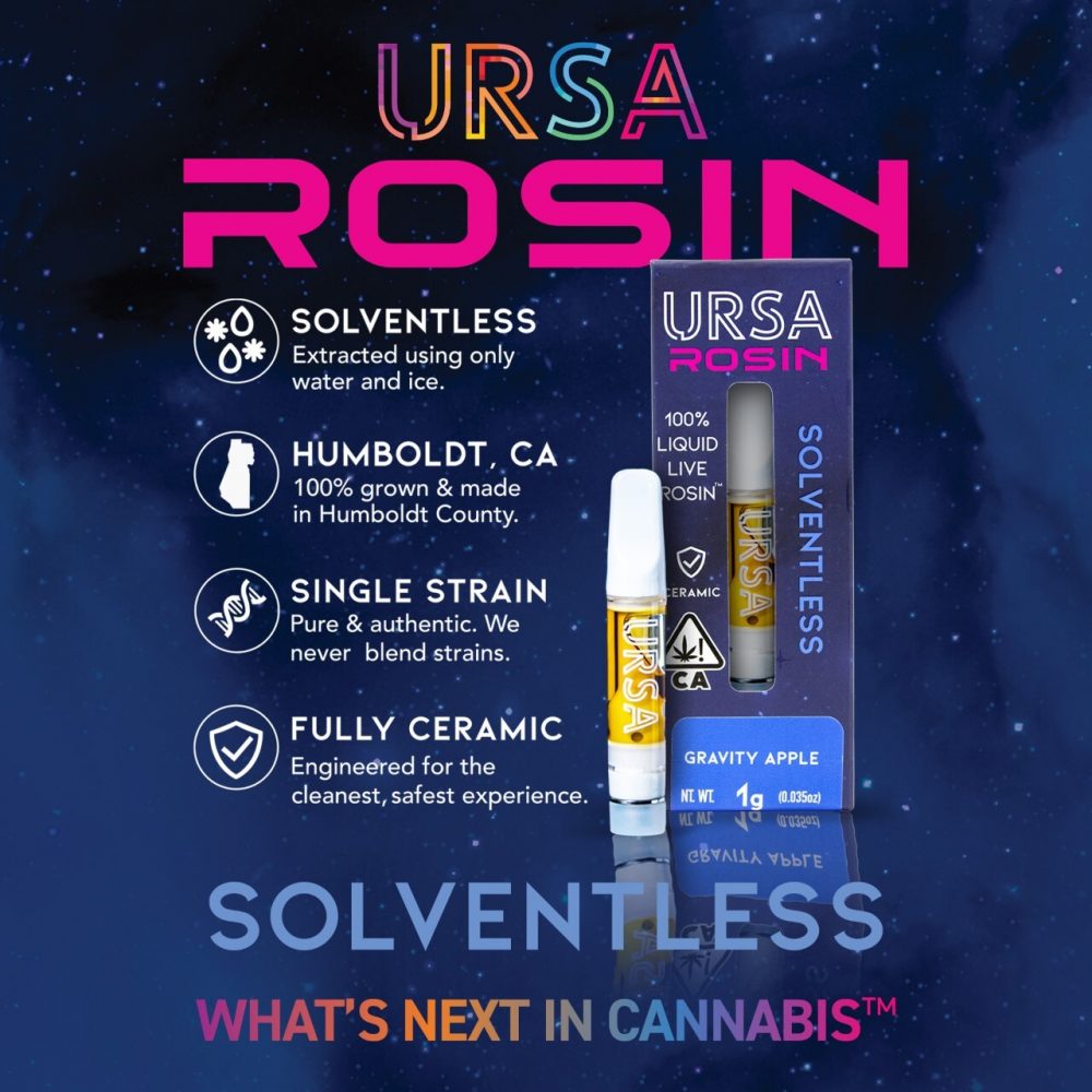 Award-Winning URSA Extracts Releases New Live Rosin Vape Cartridges