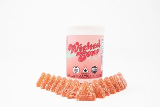 Wicked Sour Watermelon Gummies Are a Reliable Go-To Edible