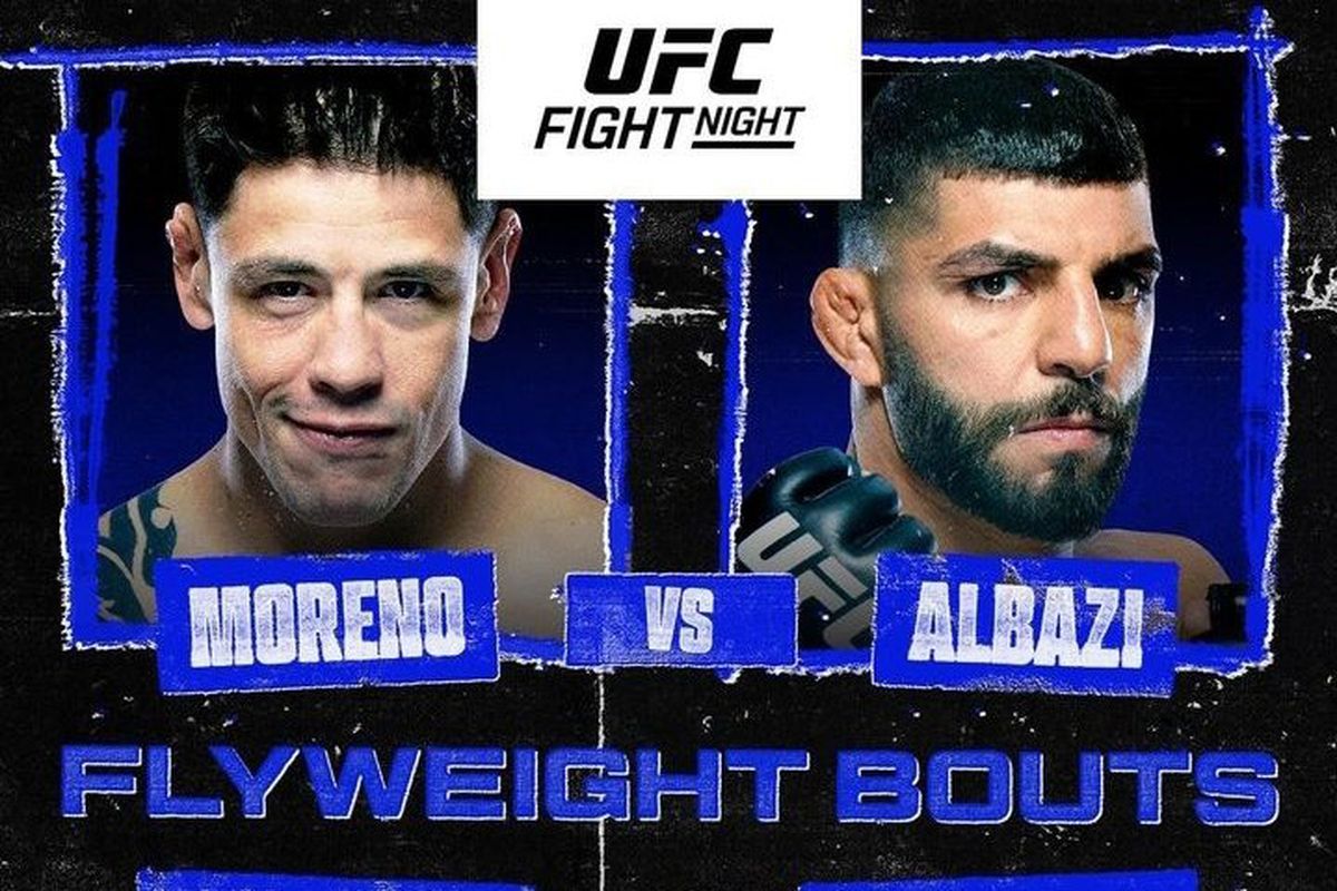 UFC Edmonton Previews & Predictions: Moreno vs. Albazi
